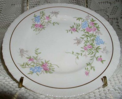 Hanover China Springtime Spring Time Bread Cake Plate Excellent | eBay