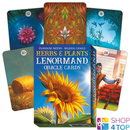HERBS & PLANTS LENORMAND ORACLE CARDS DECK LO SCARABEO FLOREANA NATIVO ...