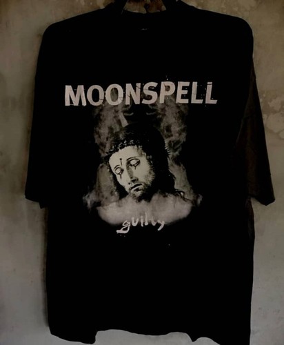 Vintage Metal Guilty Moonspell Band Shirt Classic Black Unisex S-5XL ...