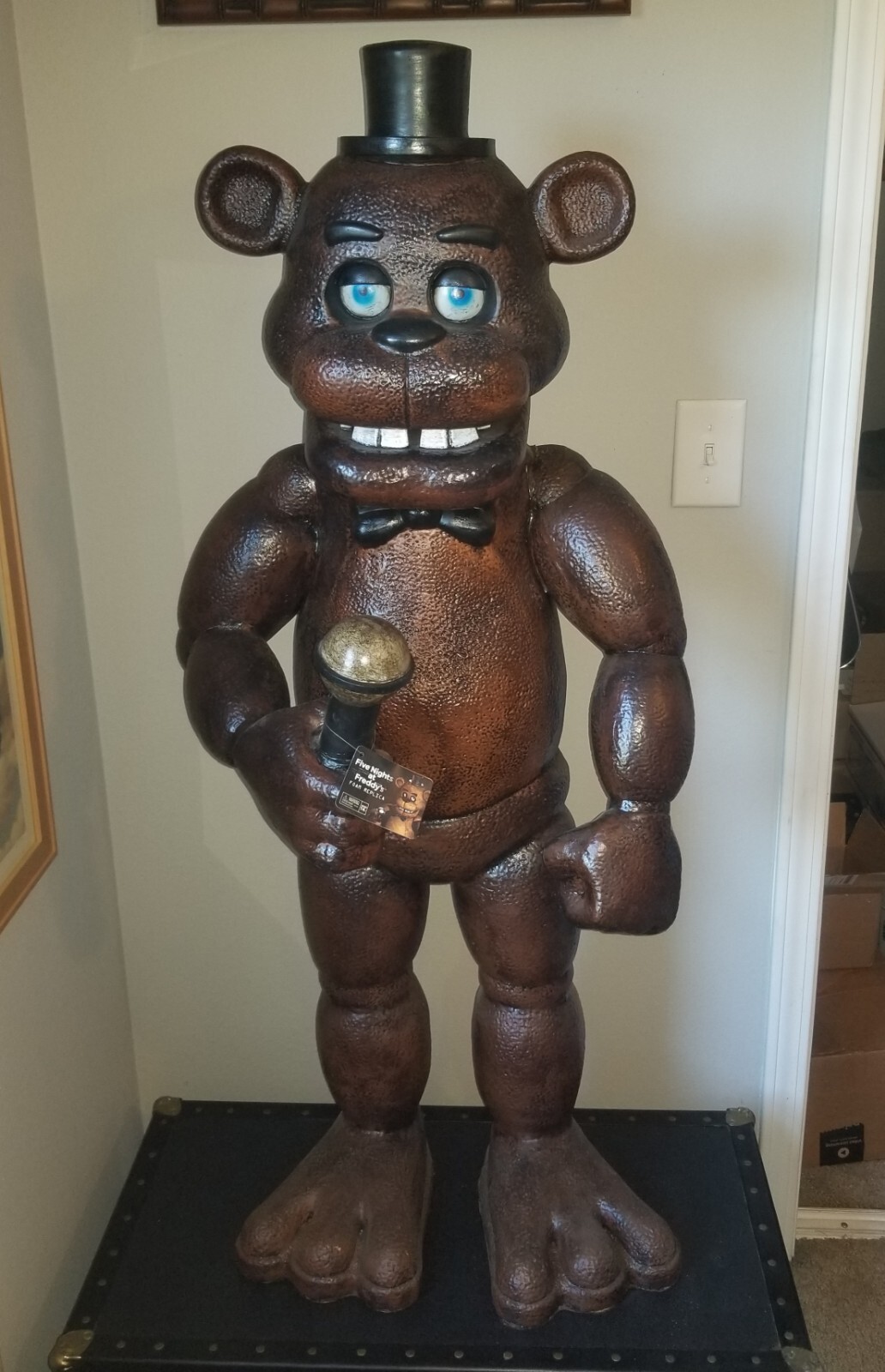 BIG Freddy Fazbear FOAM REPLICA Five Nights At Freddy's FNAF 4ft TALL ...