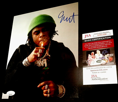 GUNNA SIGNED 8x10 Photo JSA COA Hip Hop Autograph b | eBay