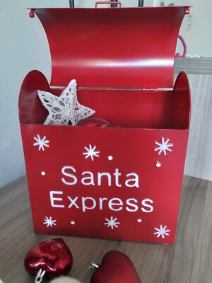 Christmas decor/ Santa letter box | eBay