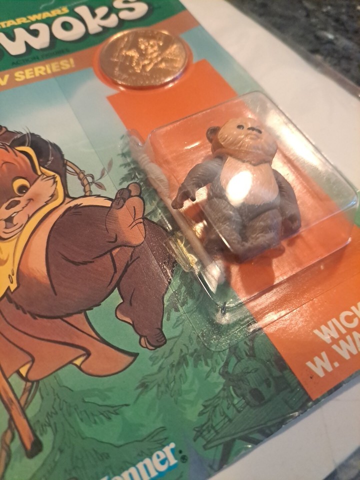 Kenner Ewoks Wicket W Warrick Star Wars Sealed 1985 Cartoon Figure ...