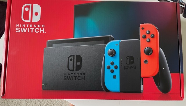 Nintendo Switch 32GB Handheld Console - Neon Red/Neon Blue for sale ...