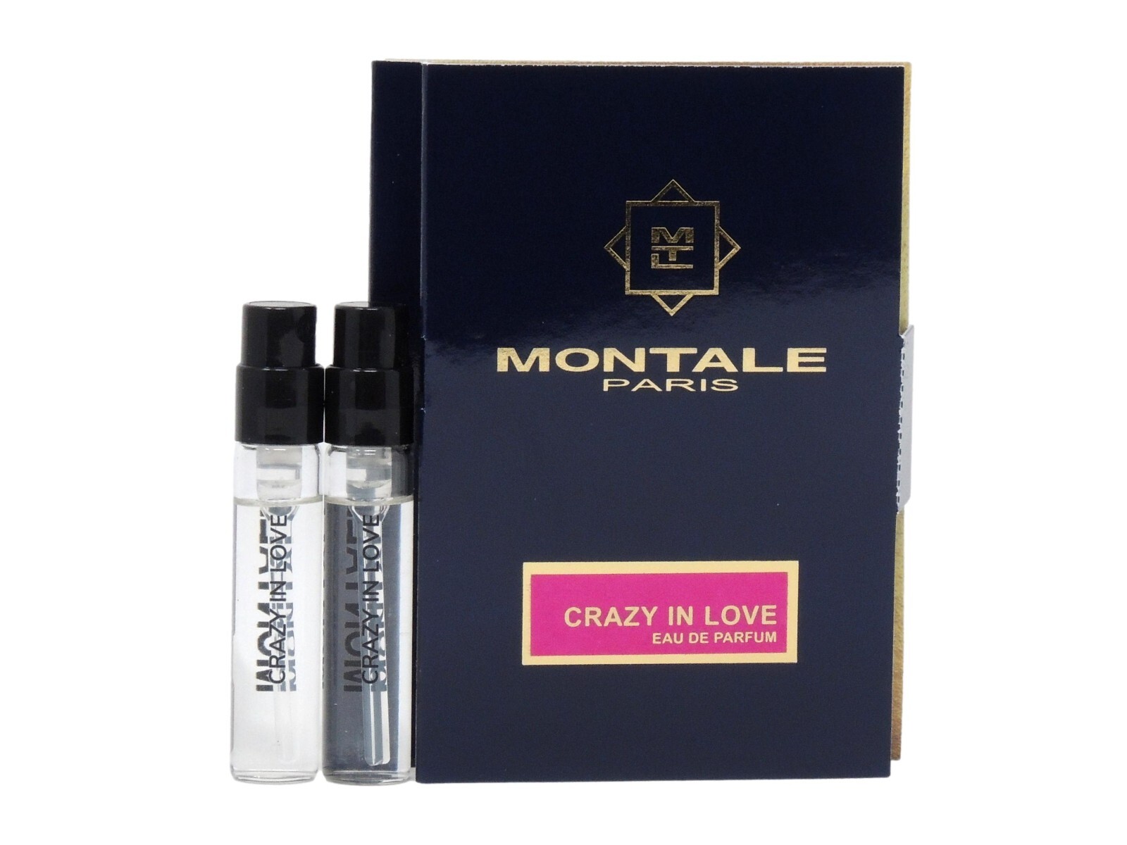 MONTALE PARIS CRAZY IN LOVE EDP 2.0ml .06oz x 2 COLOGNE PERFUME SPRAY ...