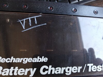 TEST RITE AAA, A, C, D, AA 9V Battery Charger/Tester E3421 USED Free ...