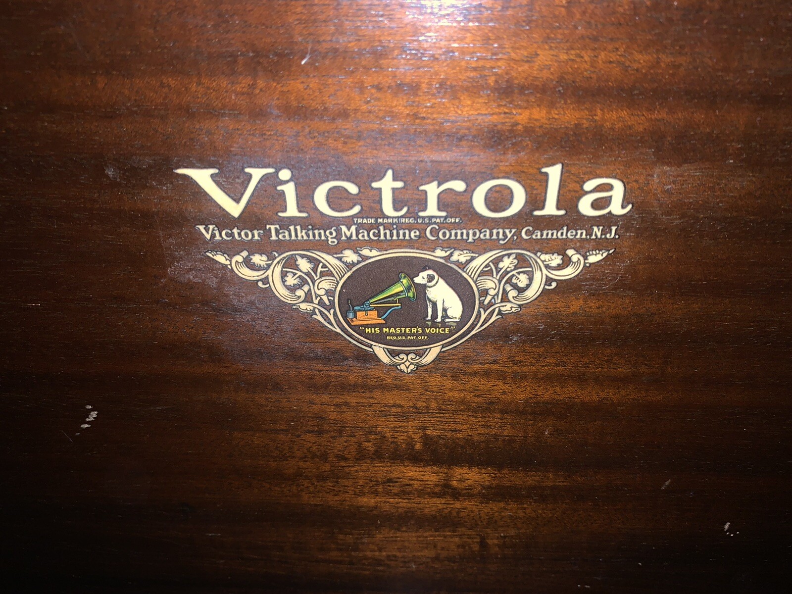 1914- Victor Victrola Antique Phonograph Cabinet Record Player | eBay