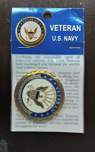 New Veteran U.S. Navy Honor Courage Commitment Medallion by NW Territorial Mint | eBay