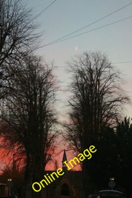 Photo 6x4 Long Eaton Cemetery Chapel with crescent moon A few minutes ...