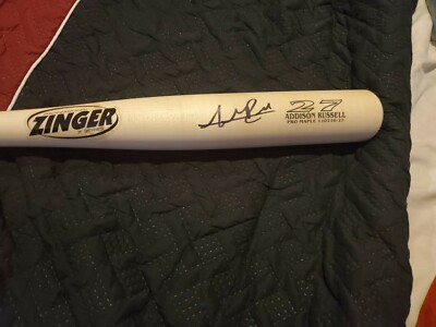 Cubs Addison Russell Autographed Zinger Xseries Bat | eBay