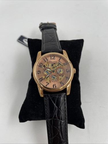 ROUSSEAU MENS AUTOMATIC SKELETON WATCH (250756-832 | eBay