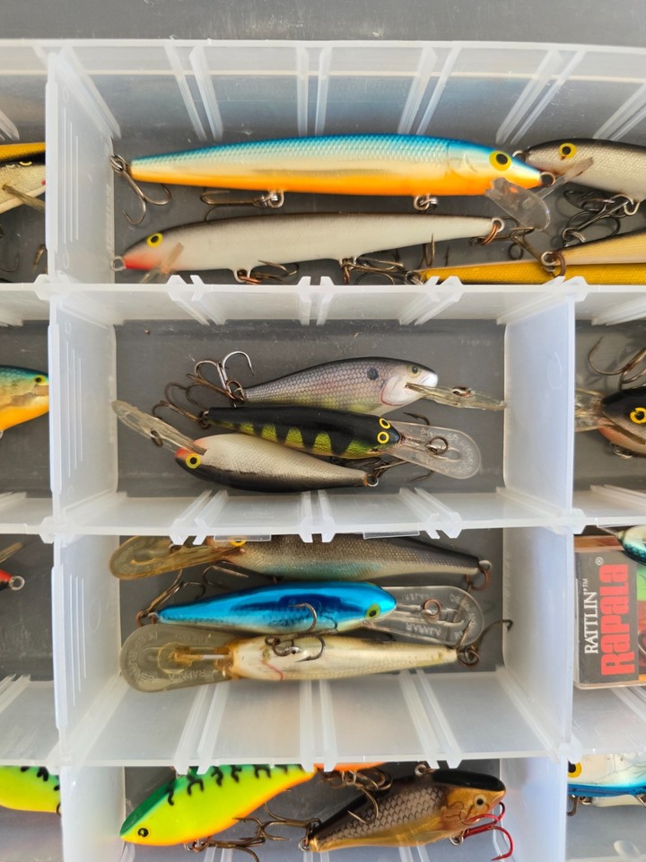 Rapala Bass Fishing Tackle Box Special: Assorted Styles & Colors - Lot ...