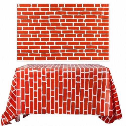 2 Sheets Removable Brick Tablecloth Brick Sheet Wallpaper Halloween | eBay