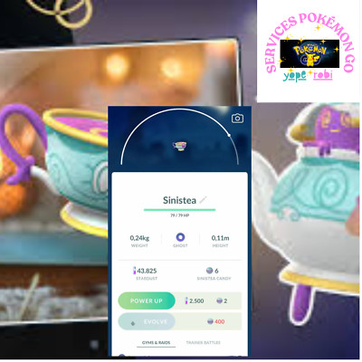 Pokémon Go Sinistea (Antique Form)-Tr DE 20.000k Stardust | eBay