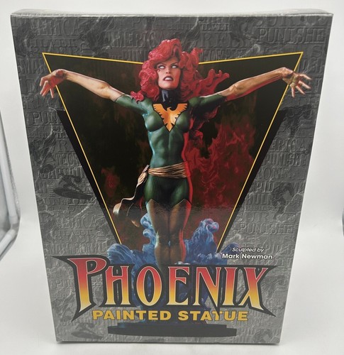 Phoenix Painted Marvel Statue - Full Size 12" MIB by Randy Bowen - #325 ...