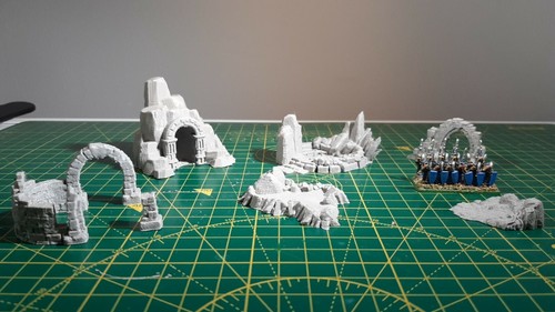 Ruins 10mm Fantasy tabletop terrain, wargaming (Warmaster) | eBay UK