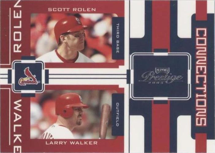 2005 Playoff Prestige - Connections Scott Rolen, Larry Walker #C-7 for ...
