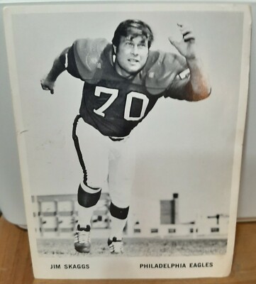 1973 Jim Skaggs Philadelphia Eagles team issue postcard 4.25 x 5.50 | eBay