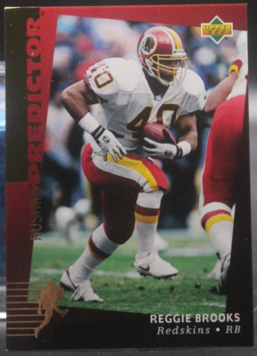 Reggie Brooks (Redskins/Notre Dame) - 1994 Upper Deck Predictor (NM) | eBay