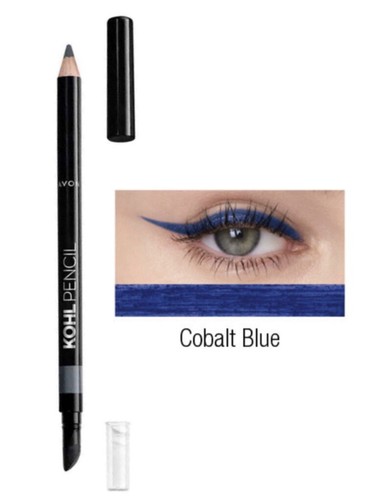 Avon Cobalt Blue Kohl Eyeliner Pencil With smudger | eBay