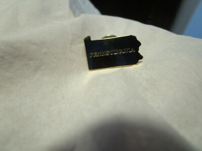 Avon Pennsylvania State Design Pin Lapel ~ Gold Toned Metal Pin Back ...