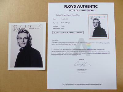 PINK FLOYD Richard Wright signed Autograph Autographed Photo FLOYD ...