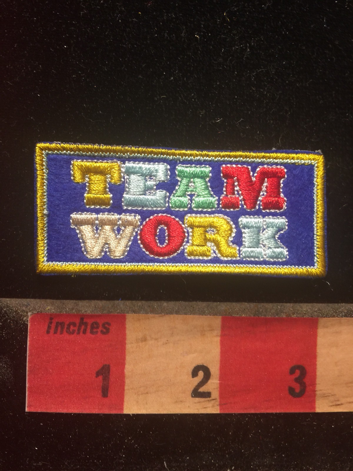 TEAM WORK TEAMWORK PATCH - Groups Teams School Work & Play 78K8 | eBay