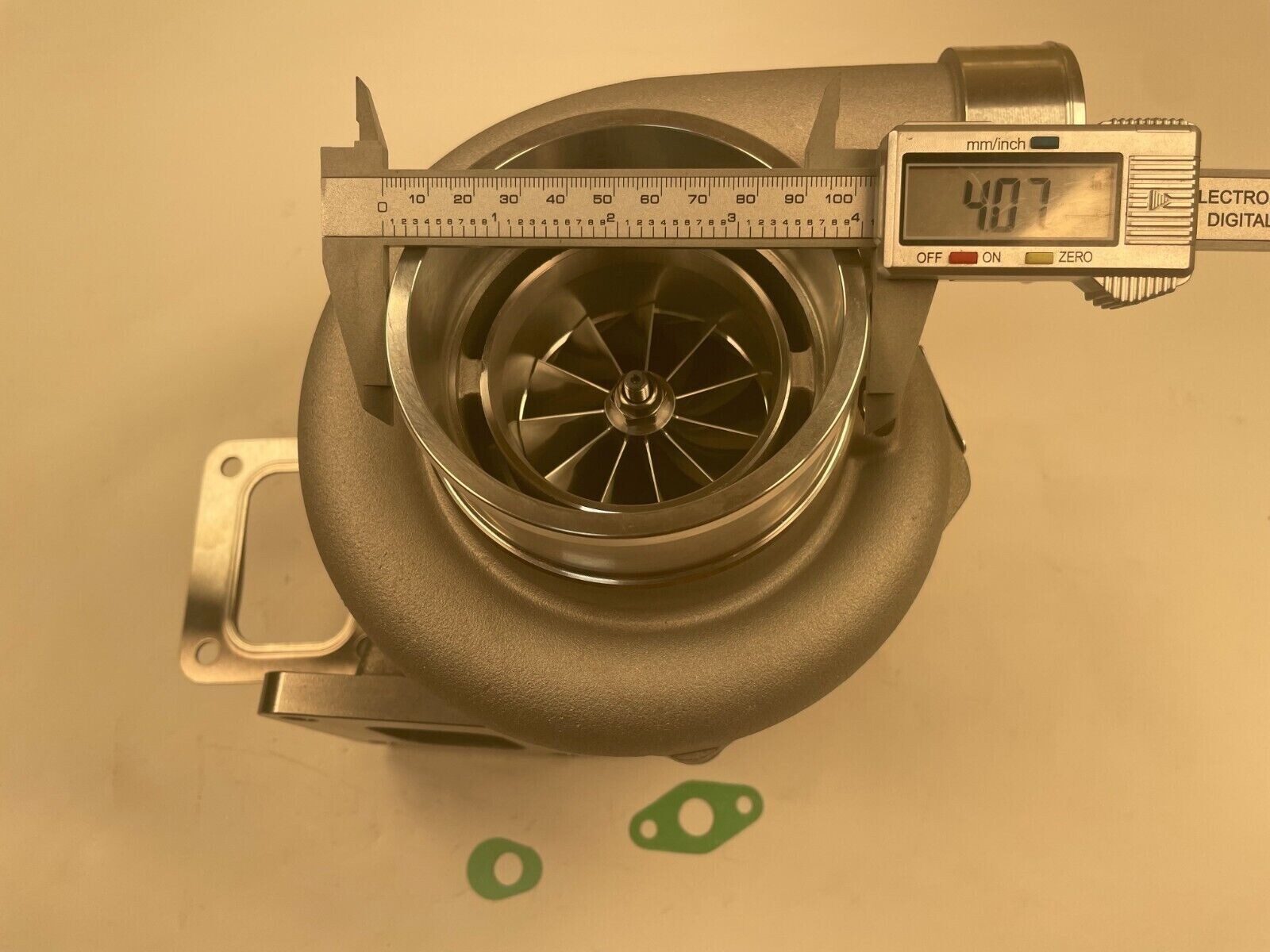 Fit GTX3582R GT35 A/R.70 Cold A/R.82 T4 4 Bolt Dual Ball Bearing Turbo ...