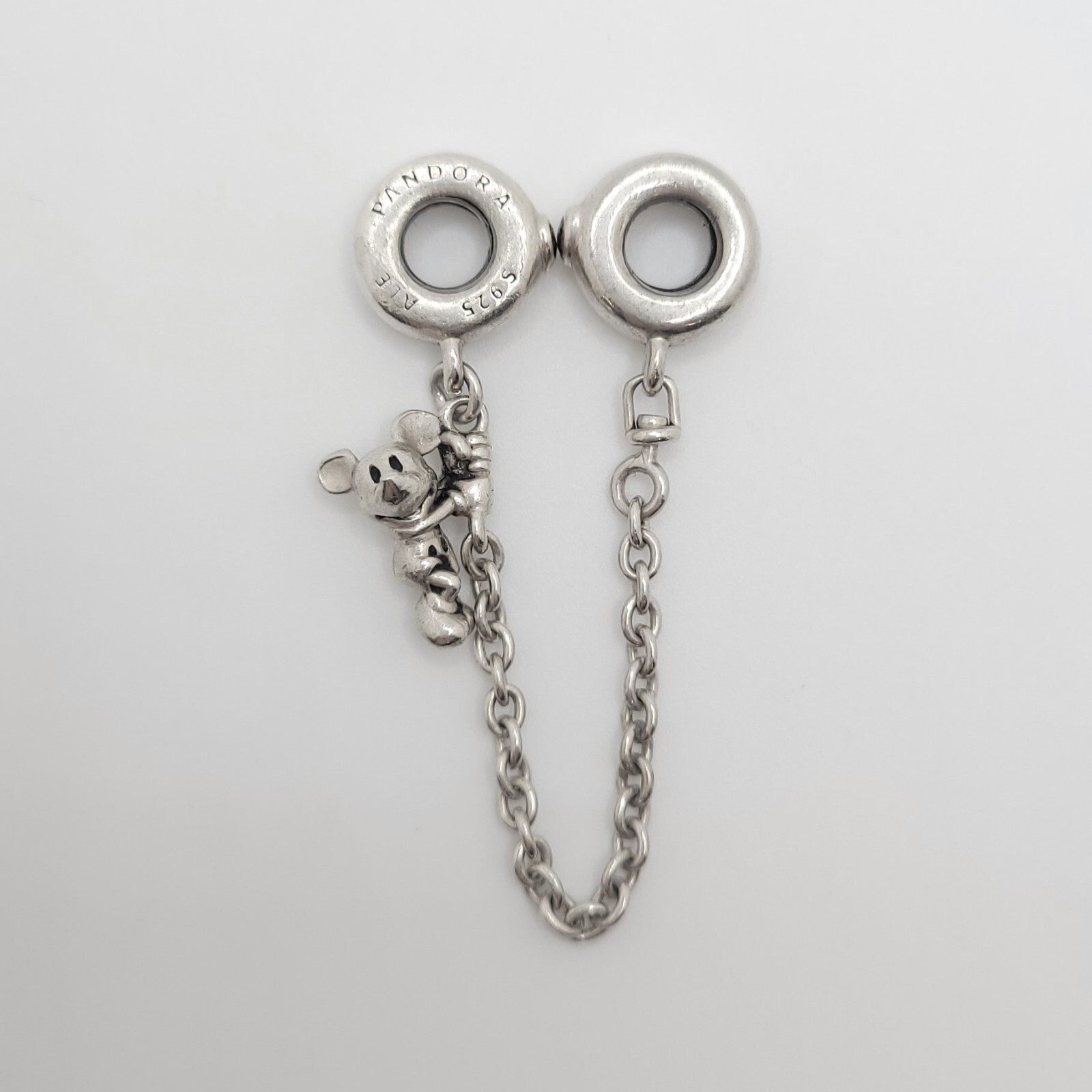 Pandora Disney Climbing Mickey Mouse Safety Chain # 7… - Gem