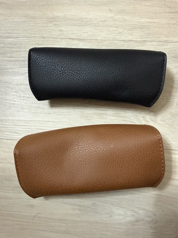 Ray Ban Brown And Black Medium Soft Leather Case Sunglasses Eyeglass ...