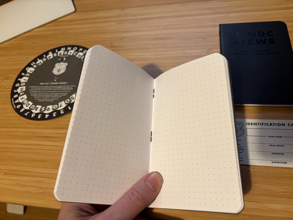 Field Notes Clandestine pack of 3 notebooks FNC-41 with Cipher Wheel ...