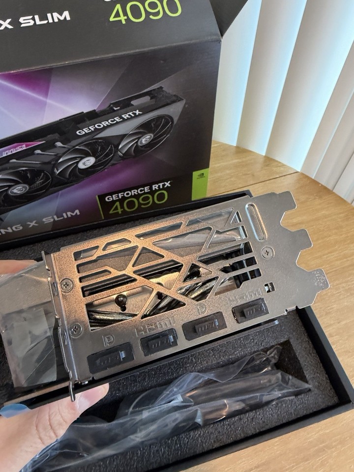 MSI RTX 4090 Gaming X Slim – GPU & VRAM MISSING – For Parts Only ...
