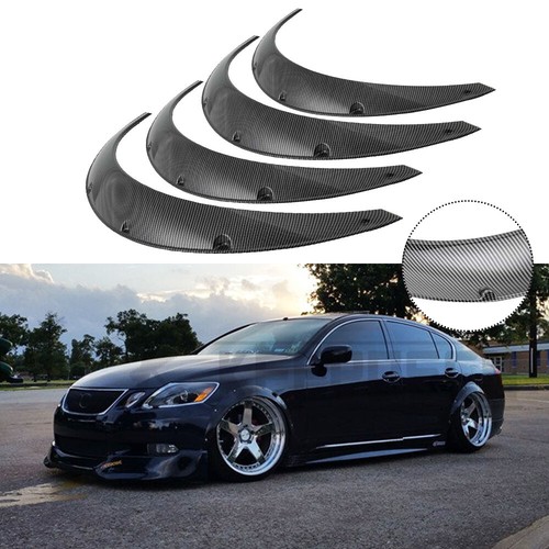 4PC 4.5" Carbon Fiber Fender Flares Wheel Arches Kit For Lexus SC300 ...
