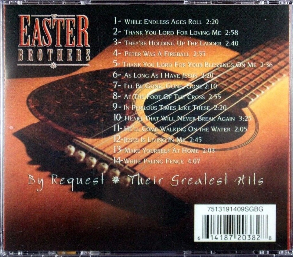 Easter Brothers by Request Their Greatest Hits Brand NEW Christian ...