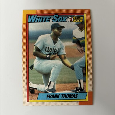 1990 Topps Frank Thomas Rookie Card RC #414 White Sox | eBay