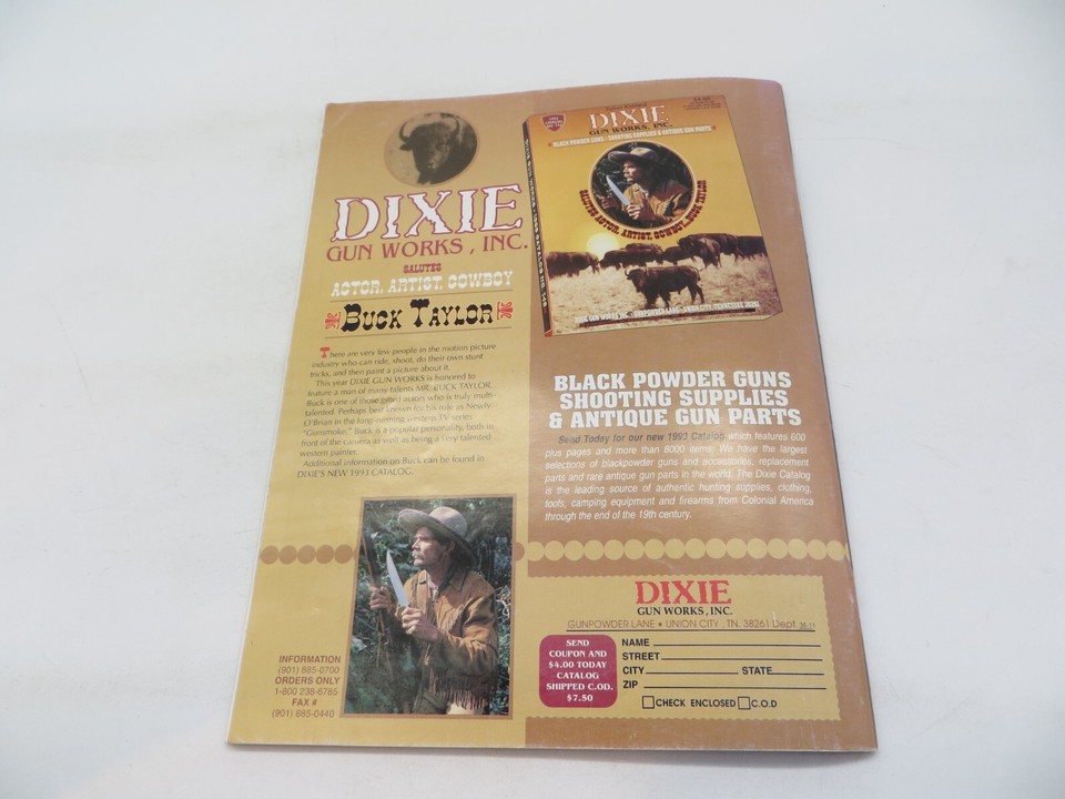 MUZZLELOADER Magazine NOV / DEC 1992 Publication for Black Powder ...