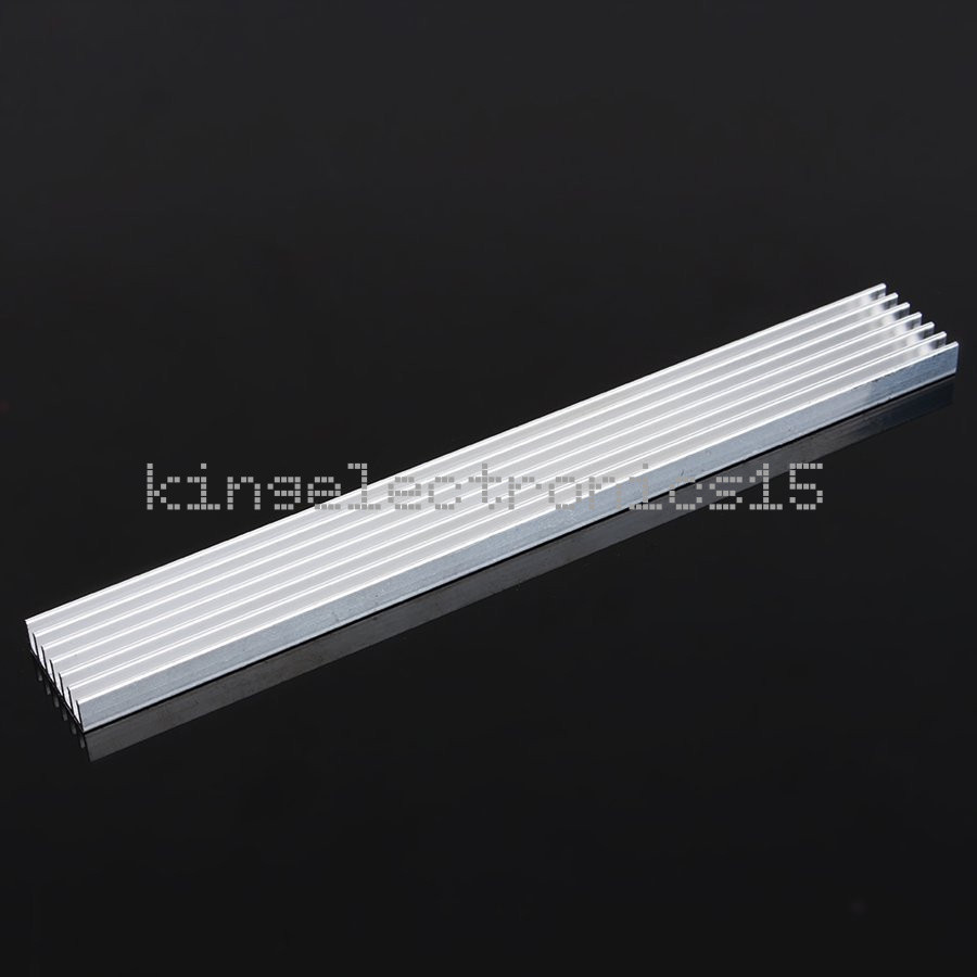 NEW Silver Heat Sink LED 150x20x6mm Heat Sink Aluminum Cooling Fin | eBay
