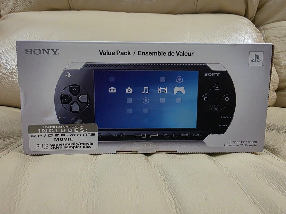 NEW SEALED Sony PSP PlayStation Portable Launch Bundle PSP 1000 (PSP ...