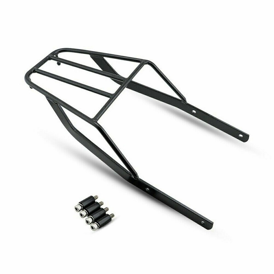 BLACK REAR TRAIL RACK CARGO LUGGAGE CARRIER FIT FOR HONDA GROM 125 2021 ...
