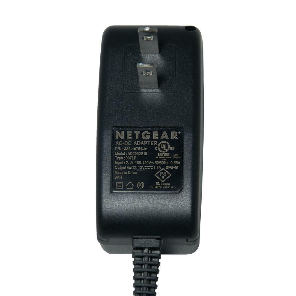 Netgear 12V 1.5A 18W AC DC Adapter for N600 Router WNDR3400 | eBay