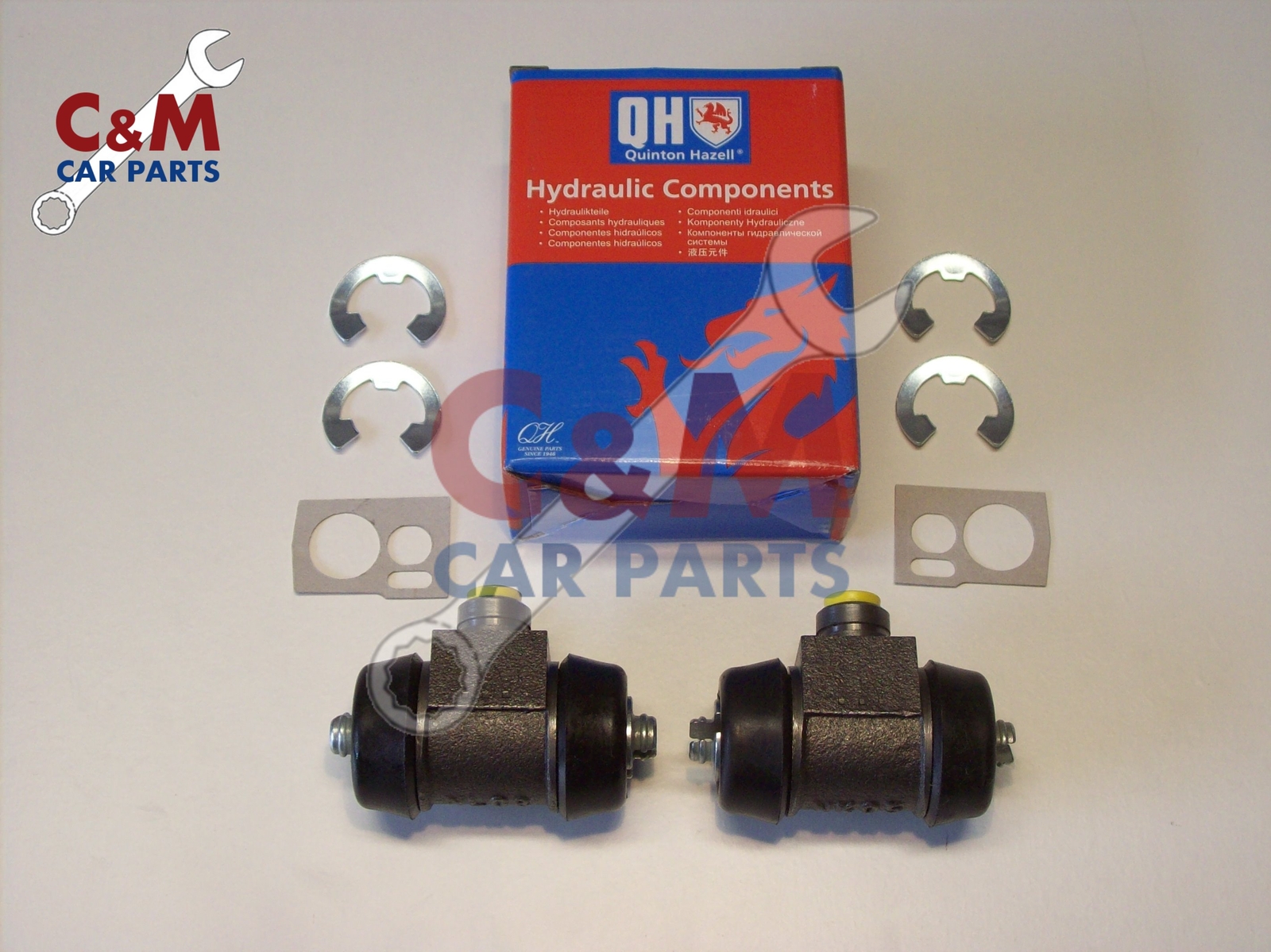 REAR BRAKE WHEEL CYLINDER PAIR for RELIANT FOX KITTEN RIALTO ROBIN - QH ...