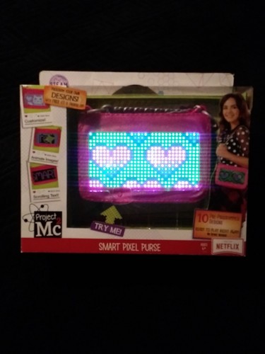 Project Mc2 Pink Smart Pixel Purse Programable LED Lights with iOS ...