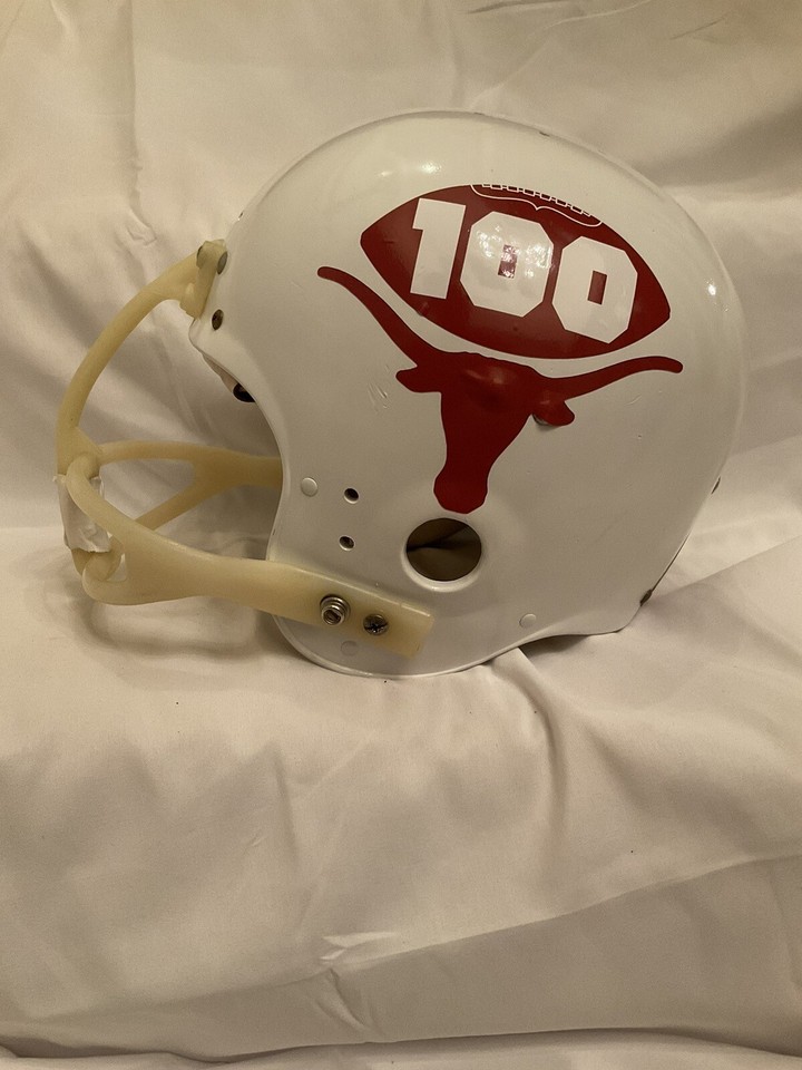 Vintage 1969 Wilson Football Helmet Custom Texas Longhorns National ...