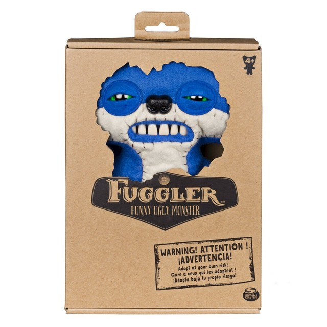 Fuggler Blue Suspicious Fox 9" Plush Funny Ugly Monster Spin Master ...