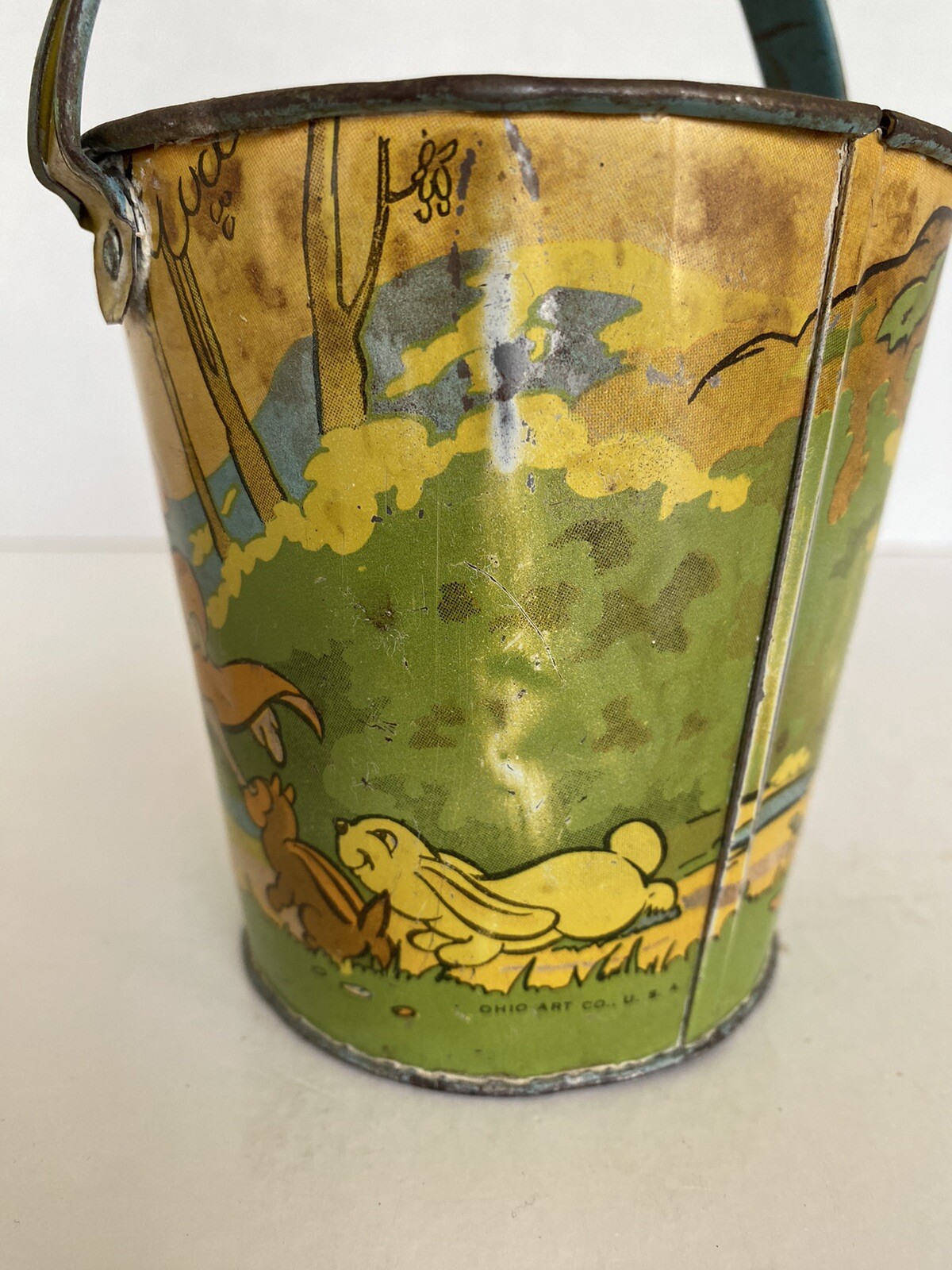 Vintage Snow White Tin Sand Pail By Ohio Art, Walt Disney Ent. 1938 | eBay
