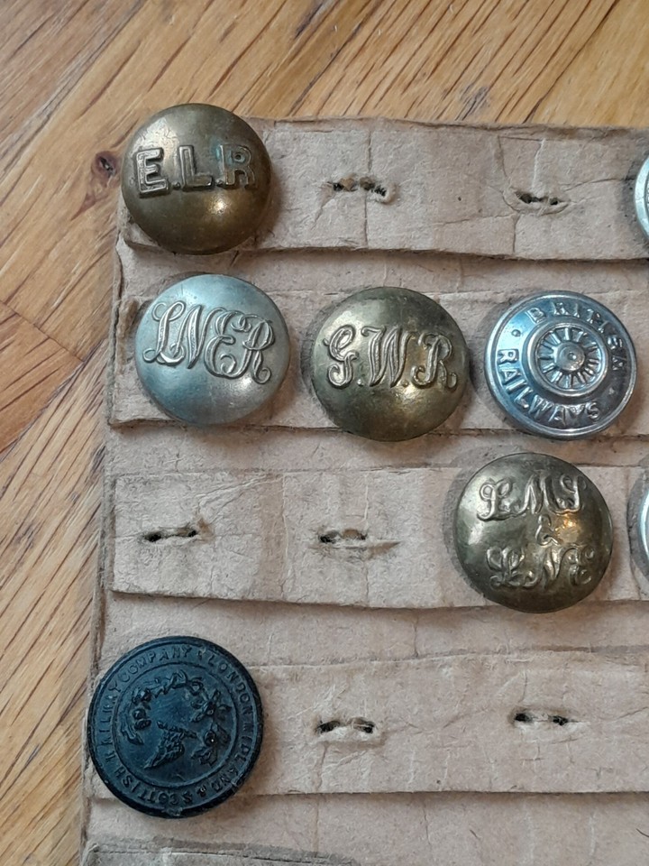 21 x Railway buttons small 16mm ELR SR AJS GWR LNER | eBay UK