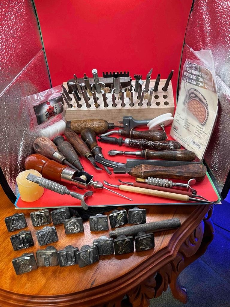 Leather Tool Set Vintage Craftool Co USA Leather tools | eBay