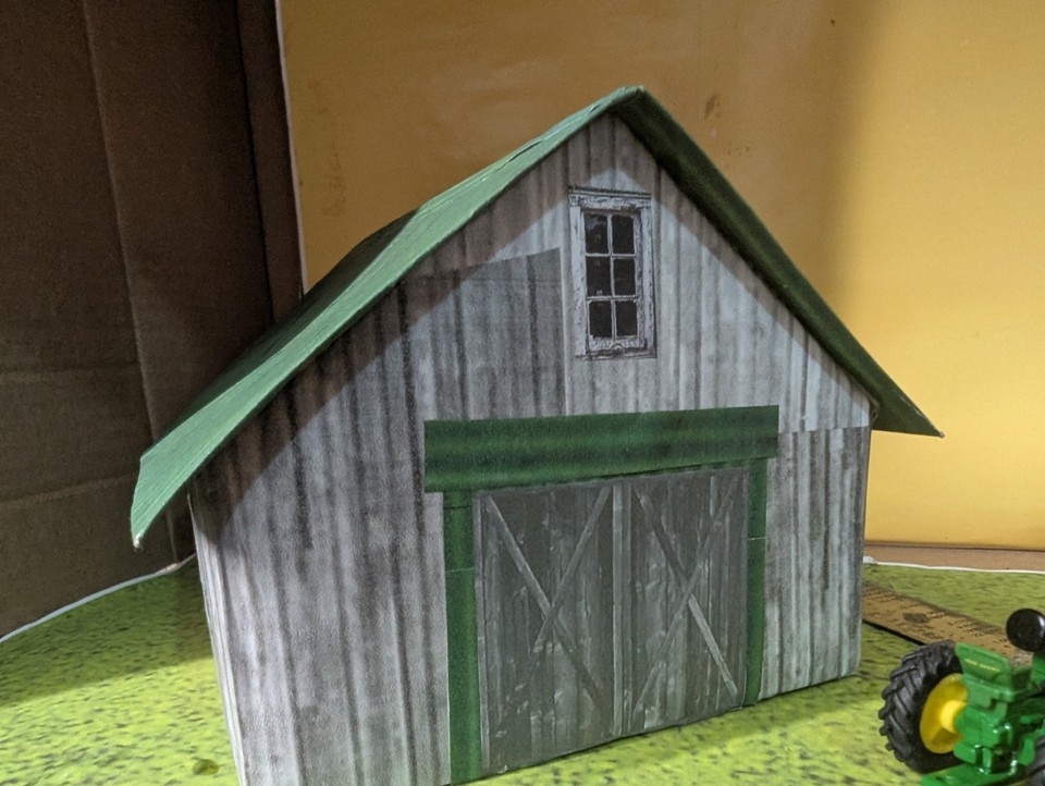 #555 HO SCALE BARN | eBay