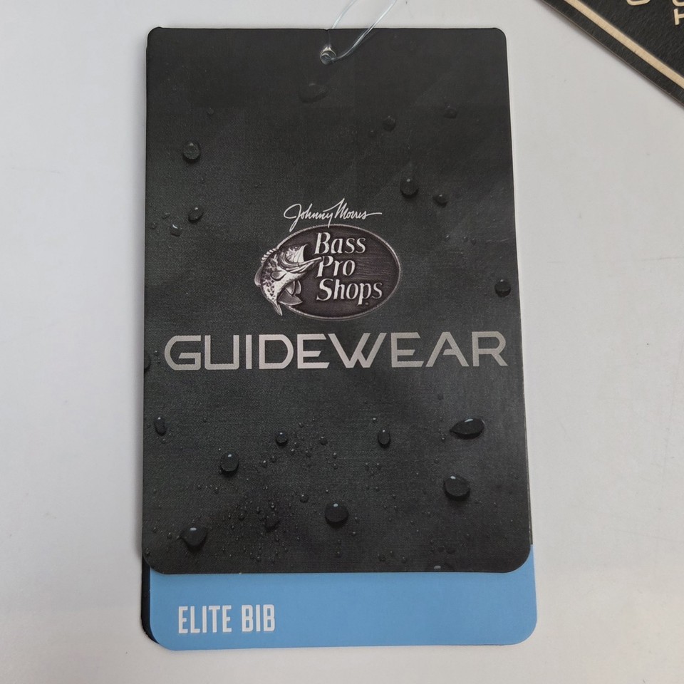 Bass Pro shop gore-tex bibs professional fishing Guidewear Elite Medium ...