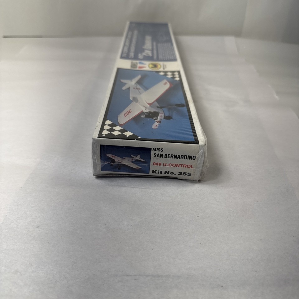 Vintage Midwest Miss San Bernardino Control Line Airplane Kit .049 AMA ...